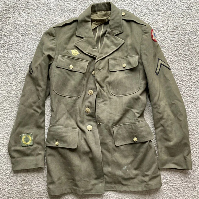 WW2 US ARMY Service Forces 1941 Uniform Jacket Size 37L £92.83 ...
