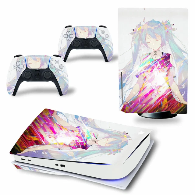 MIKU HATSUNE ANIME Sony PS5 Playstation 5 Skin autocollant film de ...