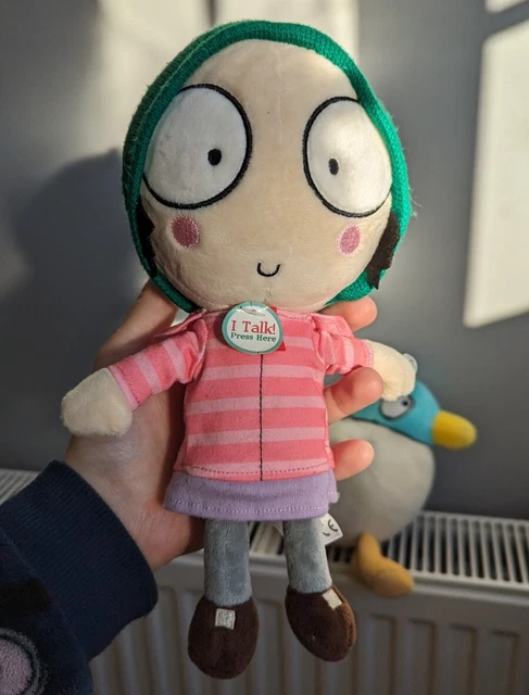 CBEEBIES SARAH AND Duck Talking Soft Plush Toy Figure Bundle 8th Wonder ...