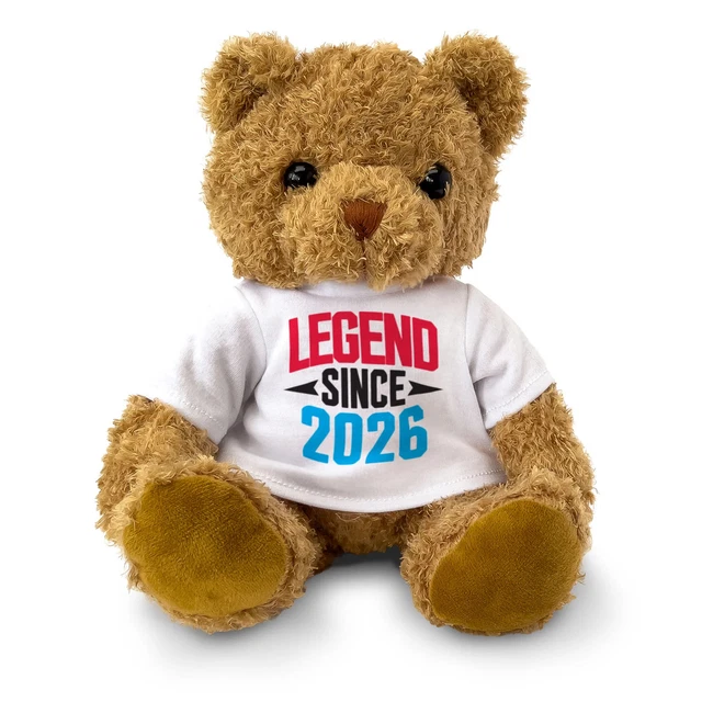 LEGEND SINCE 2026 - Teddy Bear - Cute Funny - Friend Born In 2026 Gift ...