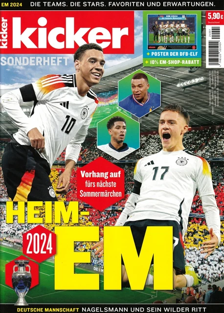 MAGAZINE | UEFA Euro 2024 Germany | Kicker Sonderheft Euro 2024 £24.95 ...