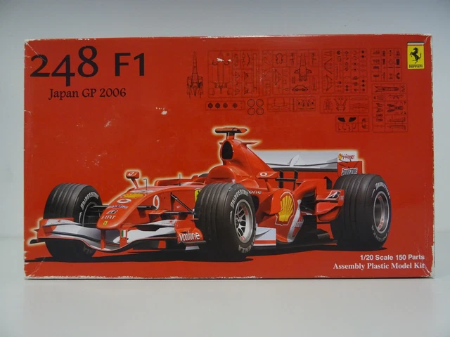 FUJIMI FERRARI 248 F1 "Japan GP 2006" 1:20 Bausatz # 090504 / GP 13 EUR ...