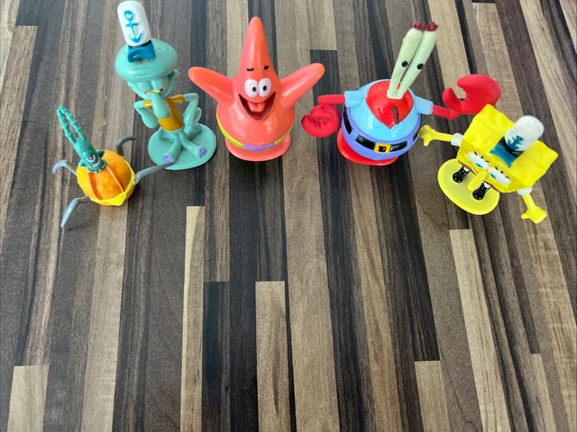 SPONGEBOB SQUAREPANTS TOY Figures 5 Simba Toys Plastic 2011 Set Used £ ...