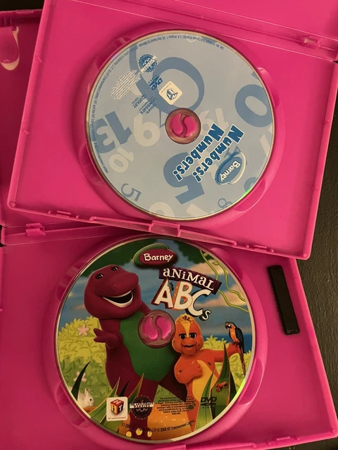 VINTAGE BARNEY - LOT OF 2 DVDs - ANIMAL ABC’s & NUMBER! NUMBERS! $16.41 ...