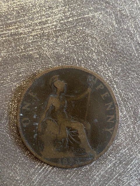 1895 ONE PENNY Coin- Victoria British Bronze Coin £4.00 - PicClick UK