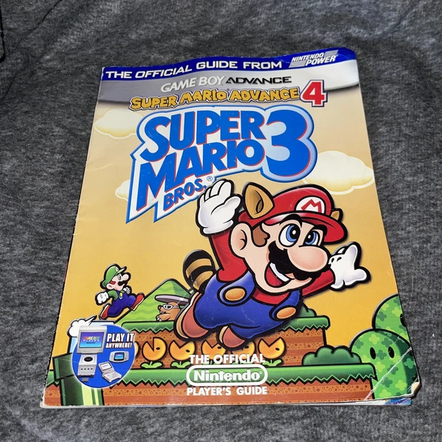 OFFICIAL SUPER MARIO Bros 3 Game Boy Advance 4 Player's Strategy Guide ...