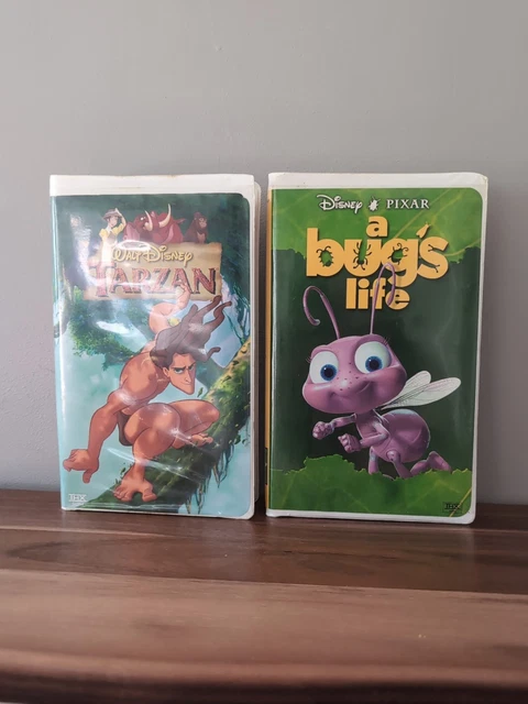 DISNEY'S TARZAN & Pixar's A Bug's Life VHS Set EUR 6,06 - PicClick FR