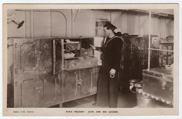 HMS NELSON, JACK and his Locker, RP , Cribb Southsea. £10.50 - PicClick UK