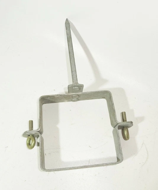 GDR ZINC DOWNPIPE Clamp Square 100 mm with Impact Pin! £4.64 - PicClick UK
