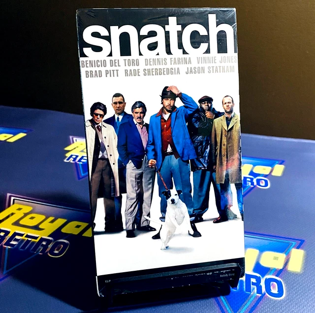NEW SNATCH VHS Video Tape Pitt Del Toro Ritchie Movie Factory Sealed ...