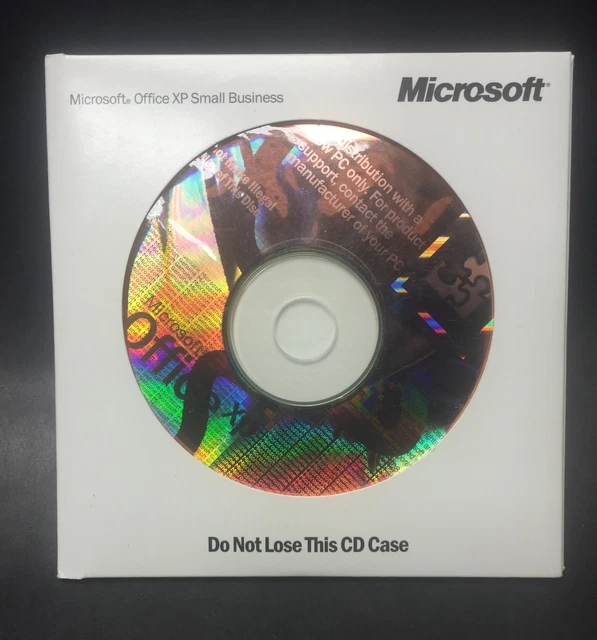 MICROSOFT OFFICE XP small business edition SBE with product key~FREE ...