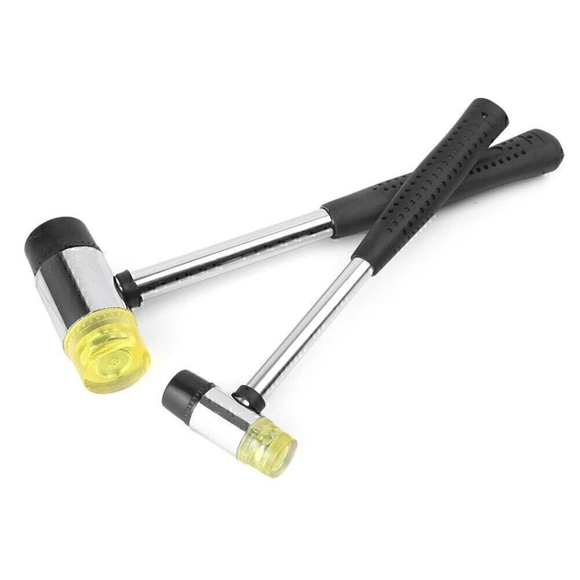 DOPPELSEITIGER HAMMER, 25 mm, Glasfensterhammer, Hammer mit Nylonkopf ...
