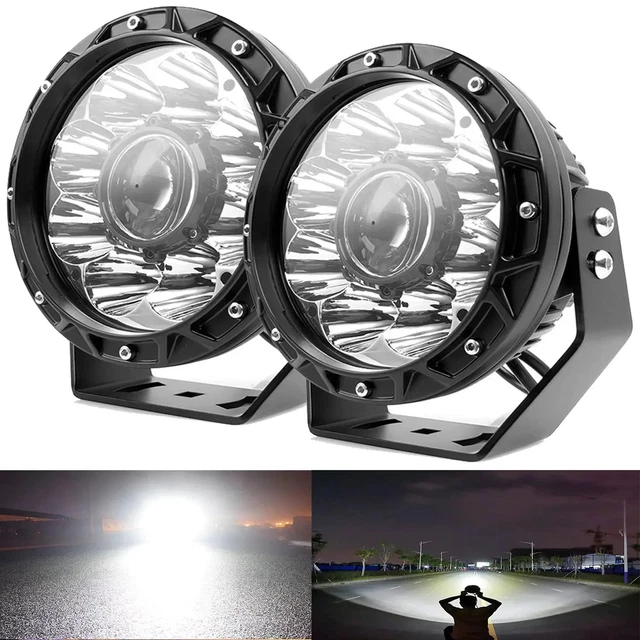 CAR LIGHT SPOTLIGHT LED Bulbs for Long Range 4x4 Driving Led Off Road ...
