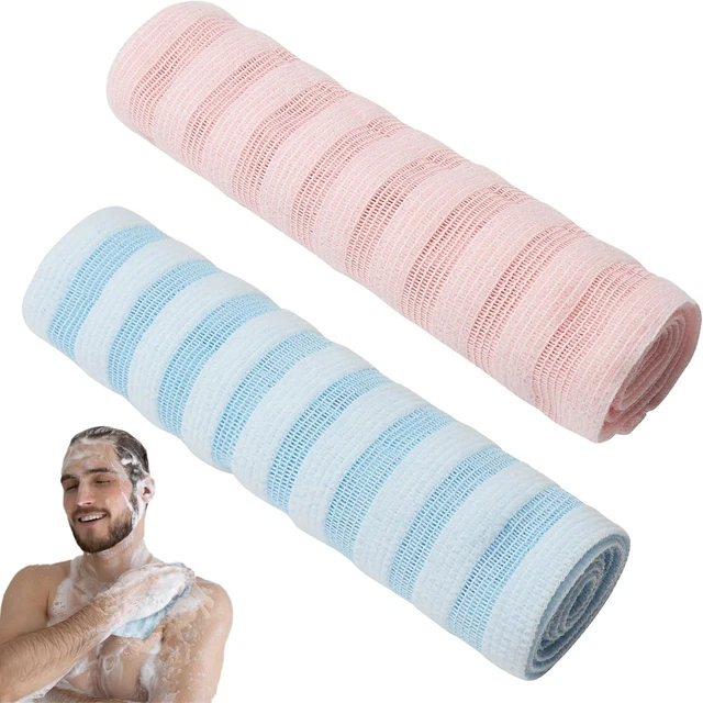 2 PCS JAPANESE Back Scrubber Set, Exfoliating Antibacterial Shower ...