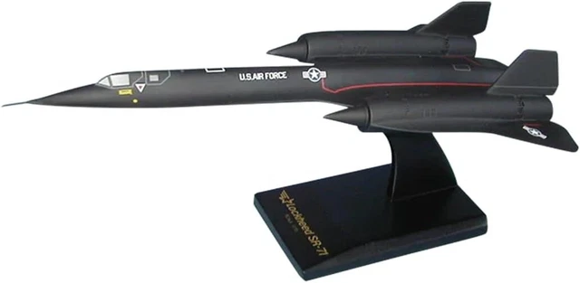USAF LOCKHEED SR-71 Blackbird Desk Display Supersonic Model 1/72 SC ...