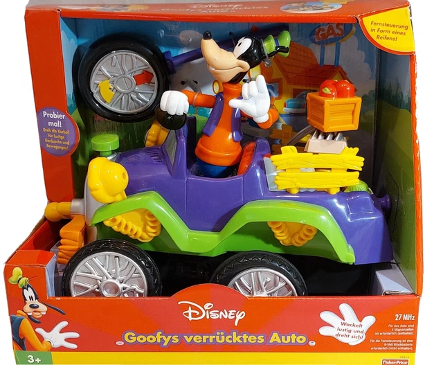 FISHER-PRICE DISNEY GOOFY'S Crazy Car Remote Control Vehicle / RC ...