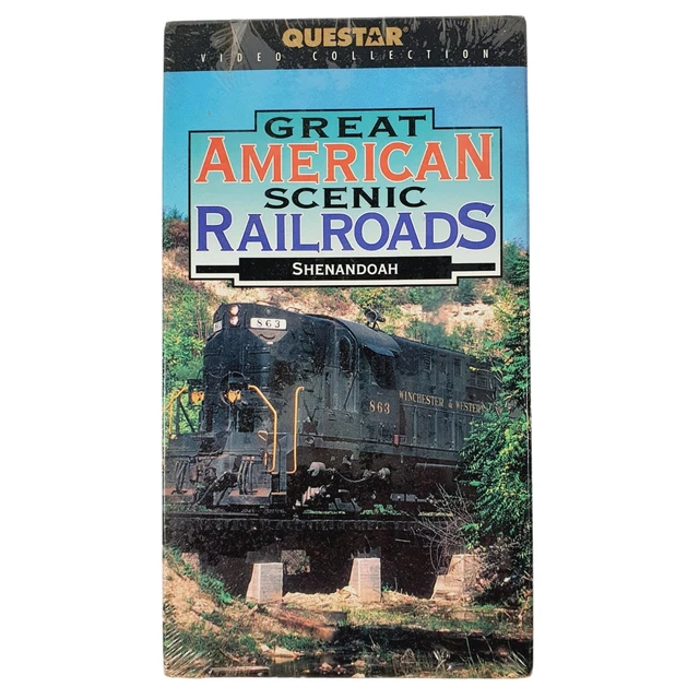 GREAT AMERICAN SCENIC Railroads Shenandoah Sealed VHS Questar Video ...