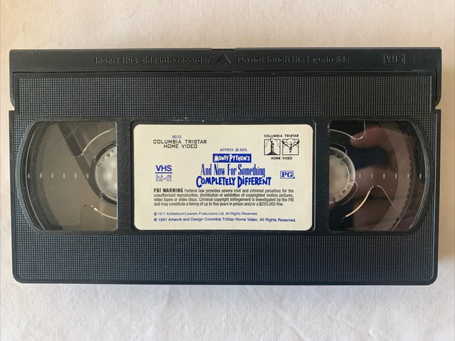 MONTY PYTHON'S: AND Now For Something Completely Different VHS Comedy ...