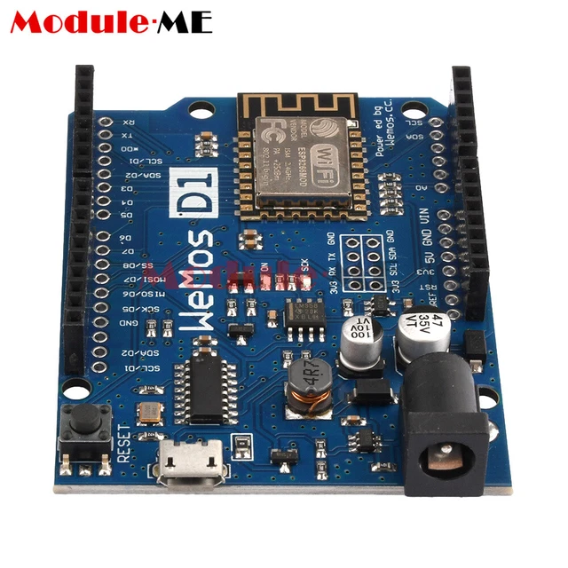 WEMOS D1 R2 WiFi Based ESP-8266EX V2.1.0 Module For Arduino UNO Nodemcu ...