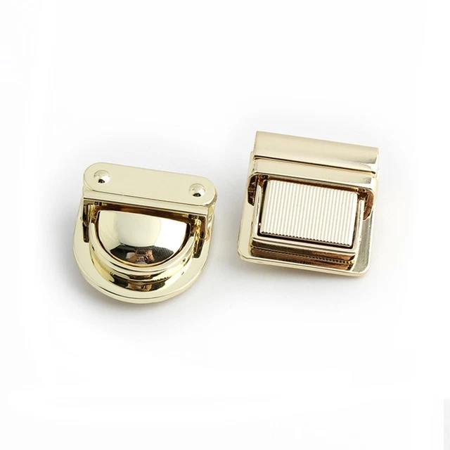 DIY BAG LOCK Metal Tongue Lock Clasp Bag Buckle Lock Accessories for ...