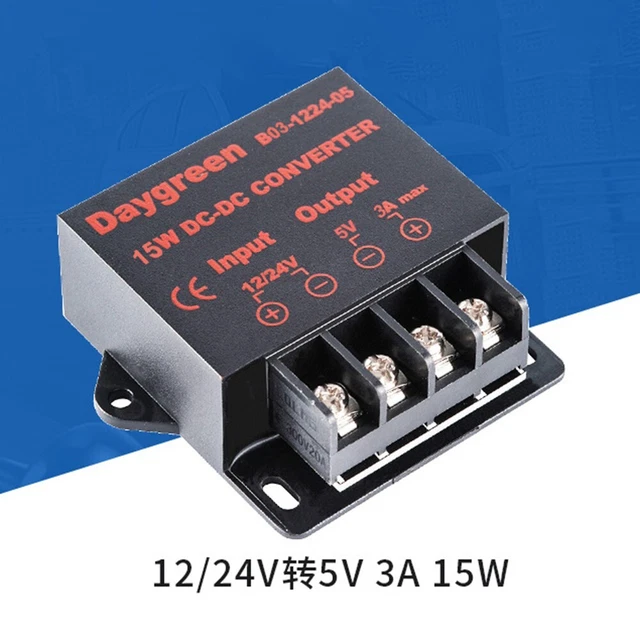 R GULATEUR DE TENSION compact et fiable DC 12V 24V DC 5V 5A 25W pour DEL EUR 17,15 - PicClick IT