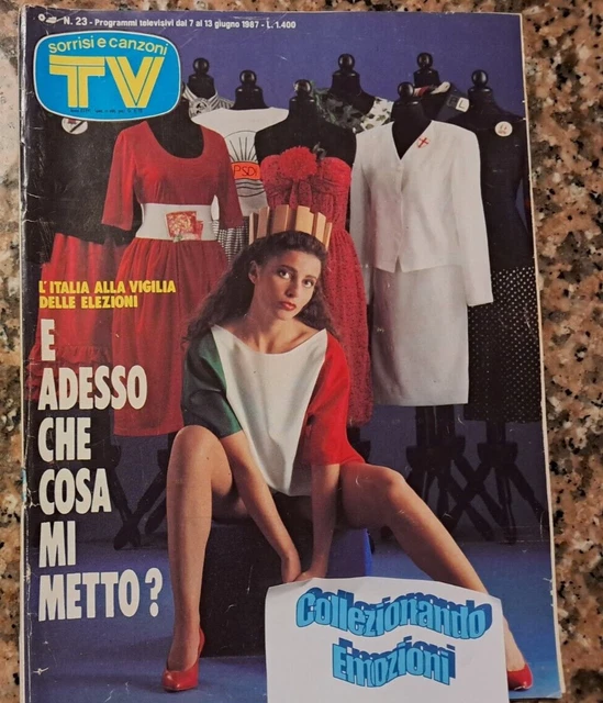 Tv Sorrisi E Canzoni N 23 1987 Paolo Villaggio Perry Mason Muti Edoardo