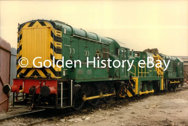 VINTAGE LOCOMOTIVE TRAIN Diesel Steam Old 1990'S Real Photo Photograph ...