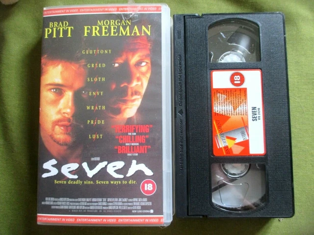 SEVEN PAL VHS Video - Brad Pitt And Morgan Freeman EUR 2,27 - PicClick FR