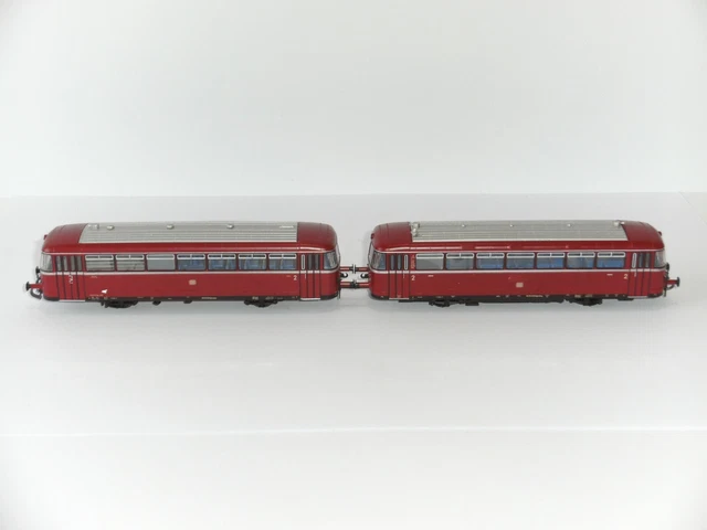ROCO HO 43018 Schienenbus mit Beiwagen Vt 98 + Vs 98 der DB in OVP EUR ...