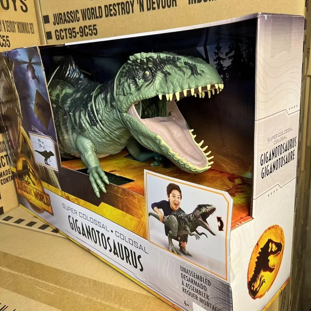 JURASSIC WORLD DOMINION Super Colossal Giganotosaurus dinosaur new free ...