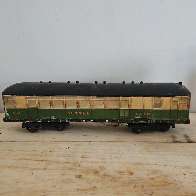LEEDS MODEL COMPANY LNER Nettle 233 Passenger Carriage O Gauge Electric ...