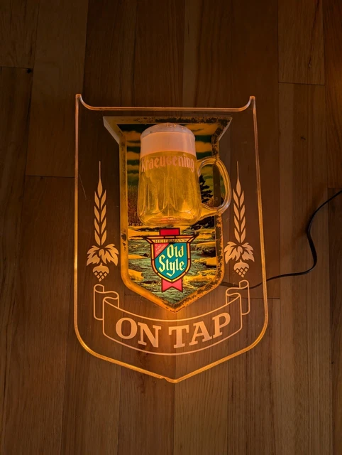 VINTAGE HEILEMANS OLD Style Beer Bubbler Sign Motion £73.67 - PicClick UK