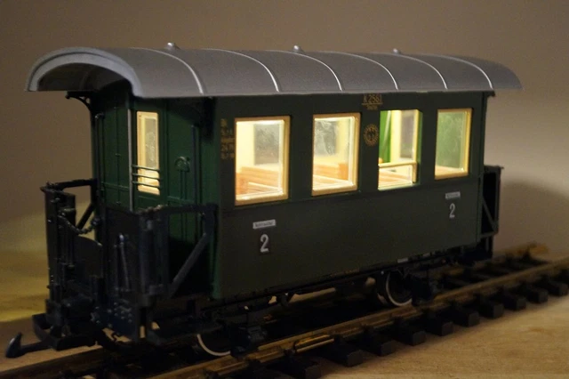 SCALA G 1:22,5 LGB 32078 2 assi. Autovettura 2. Cl. la DR con ...