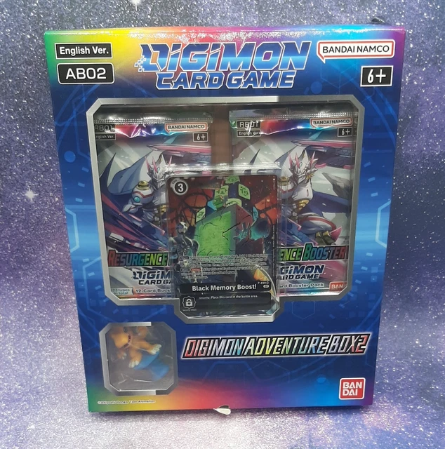 DIGIMON TCG DIGIMON Adventure Box2 Agumon AB02 New Black Memory Boost ...