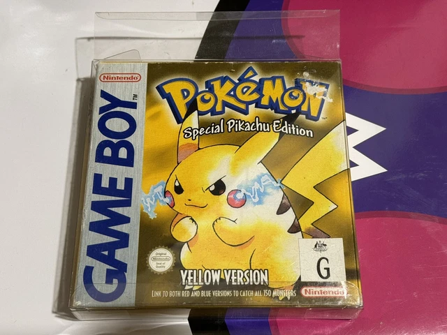POKEMON YELLOW GAMEBOY Game Special Pikachu Edition 1999 Boxed (working ...