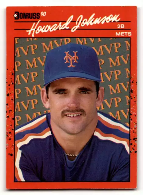 1990 DONRUSS #BC-2 Howard Johnson Mets New York cartes de baseball EX ... 1990 DONRUSS #BC-2 Howard Johnson Mets New York cartes de baseball EX ...
