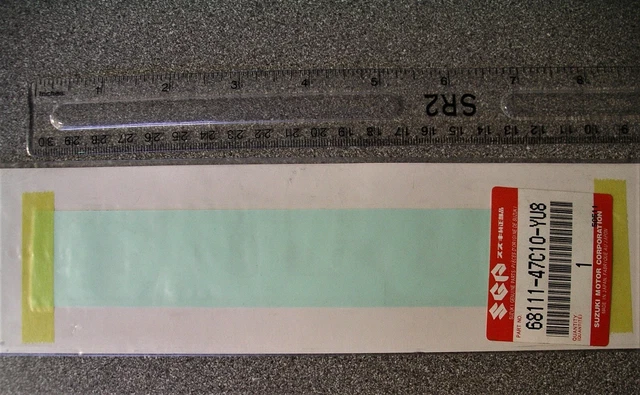 GENUINE SUZUKI NEW tank decal SV650 SV1000 K3-K6 naked 68111-47C10-YU8 ...