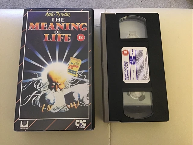 MONTY PYTHONS THE Meaning Of Life - VHS Video Movie Cassette Tape VGC £ ...