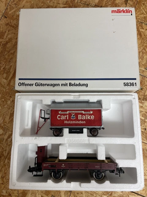 MÄRKLIN SPUR 1 58361 off. Länderbahn Gw. Carl Balke , neuwertig in Ovp ...