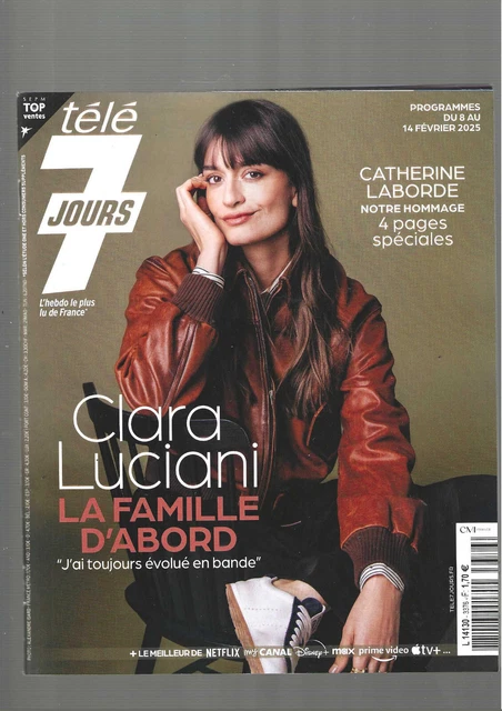 TELE 7 JOURS-08 FEBRUARY 2025-Clara LUCIANI/Catherine LABORDE/Christina ...