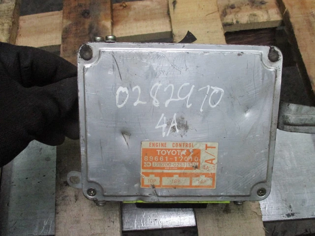 TOYOTA 4AGE 16V AE92 89661-17010 automatic ECU steuergerät EUR 88,00 ...