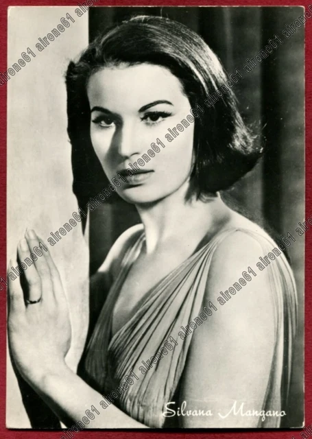SILVANA MANGANO 27 ATTRICE ACTRESS ACTRICE CINEMA MOVIE Postcard REAL ...