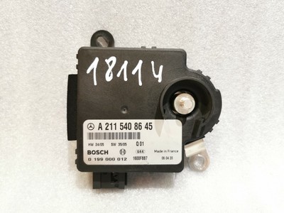 MERCEDES W211 BATTERY Control Unit Bosch ECU Battery Monitoring Module ...