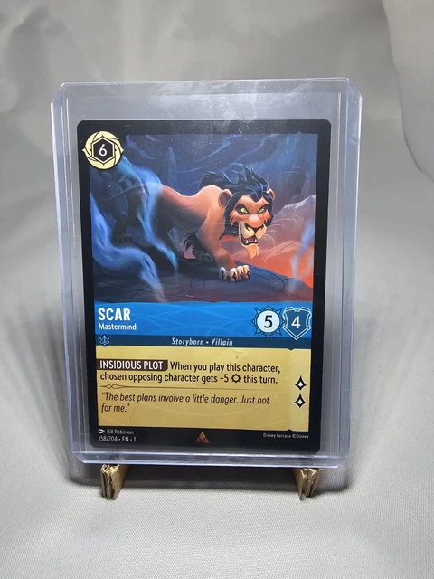 DISNEY LORCANA - RARE - Scar - Mastermind - 158/204 - IN HAND £8.40 ...