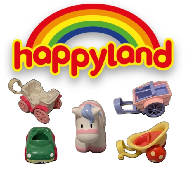 HAPPYLAND ELC TOY FIGURES *Multi Listings* People Animals Vehicles ...