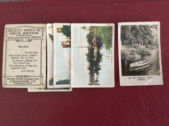 CAVENDERS CIGARETTE CARDS-BEAUTY Spots Of Gb -Select The Cards You ...