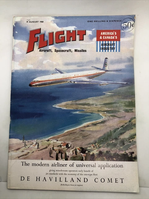 FLIGHT MAGAZINE, AIRCRAFT Spacecraft, Missiles- 25 March 1960 £14.47 ...