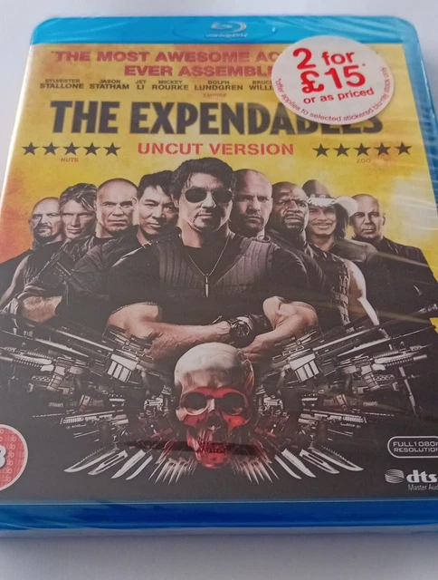 THE EXPENDABLES (BLU-RAY, 2010) Sylvester Stallone, Jason Statham NEW ...