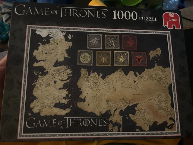 GAME OF THRONES map of The Known World 1000 Piece Jigsaw Puzzle by ...