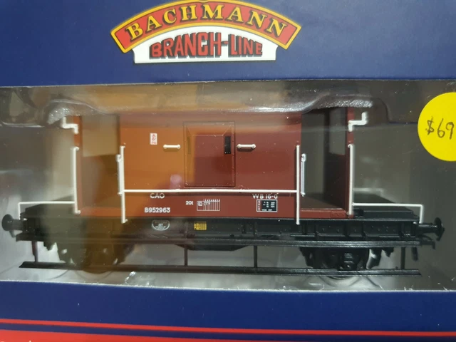 BACHMANN 37-536A 20TON Brake Van BR Bauxite OO gauge BNIB $69.00 ...